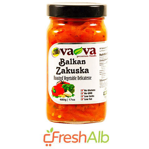 Vava Roasted Vegetable Delicatese 480gr — FreshAlb